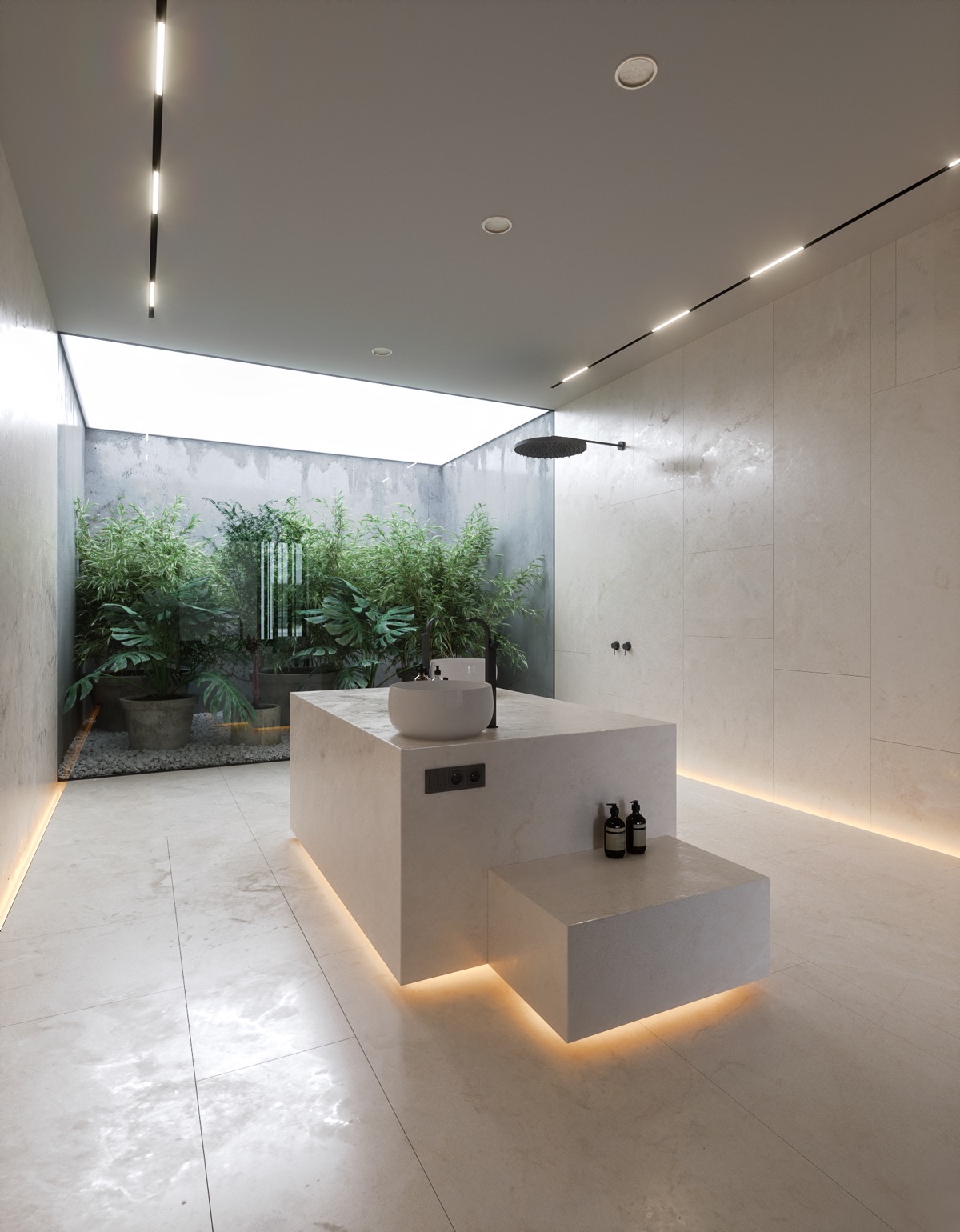 51 Shower Space Designs That Are Fresh And Fashionable » MENGHADIRKAN